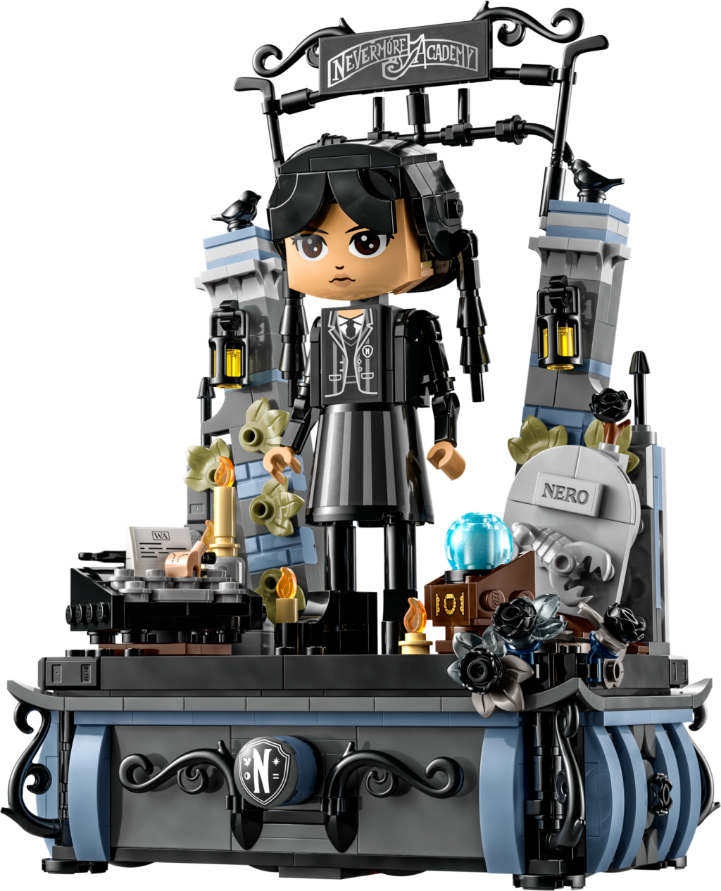 Wednesday Addams Figure Revealed - The Brick Stand