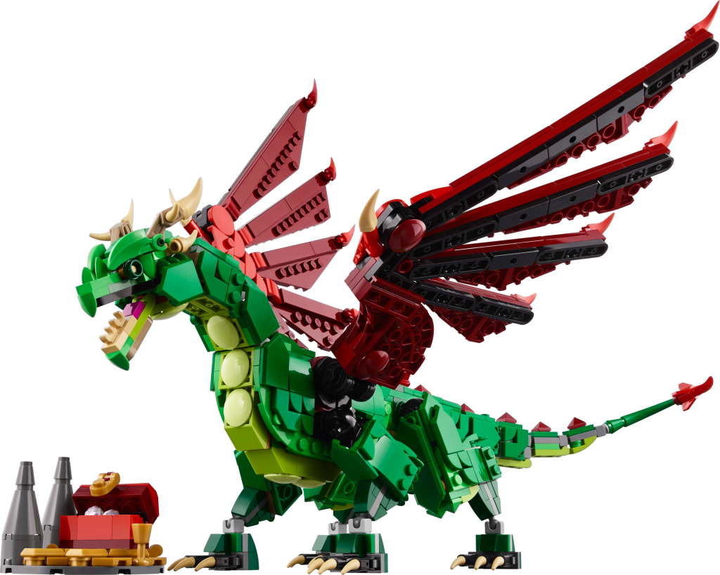 Medieval Dragon Revealed - The Brick Stand