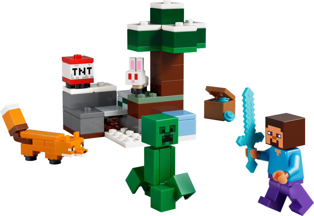 Steve's Taiga Adventure Revealed - The Brick Stand